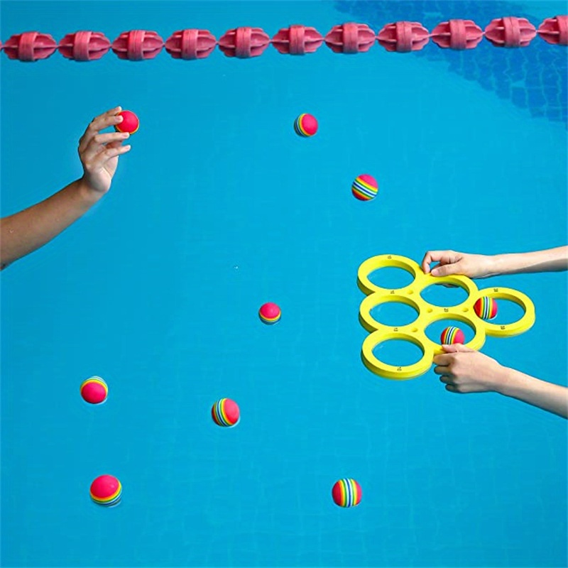 Water Sports Eva Floating Pool Game Throwing Toy Pool Game - Temu
