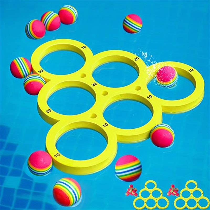 Water Sports Eva Floating Pool Game Throwing Toy Pool Game - Temu