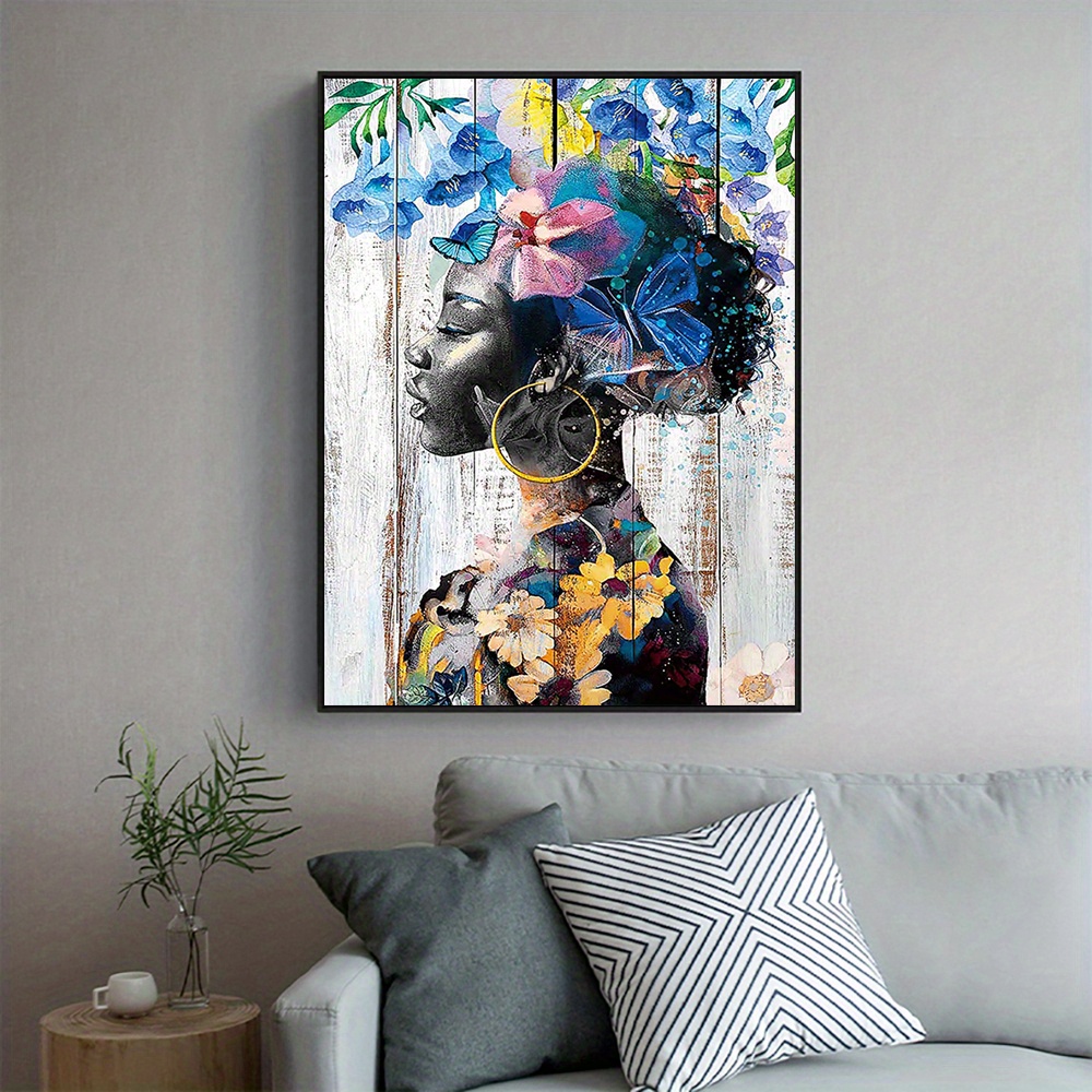 1 Pieza Arte Pared Lienzo Imágenes Impresas Afroamericanas - Temu Spain