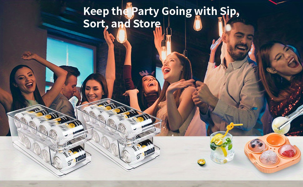 Automatic Sliding Beer Dispenser Refrigerator Double Layer - Temu United