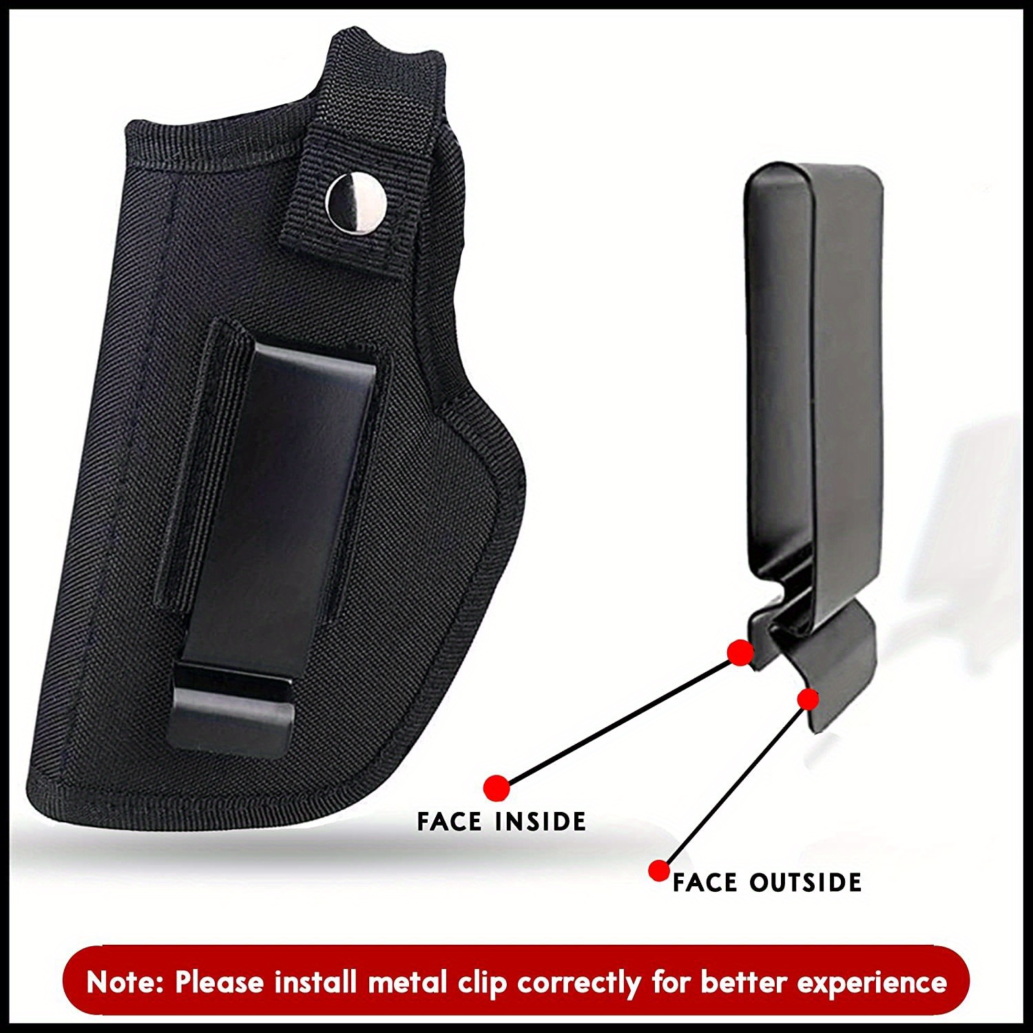 Left Right Handed Iwb Airsoft Holsters Belt Attachment - Temu Australia