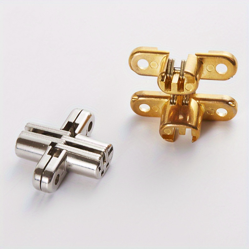 Hidden Cross Hinge Furniture Hardware Accessories Folding - Temu Canada