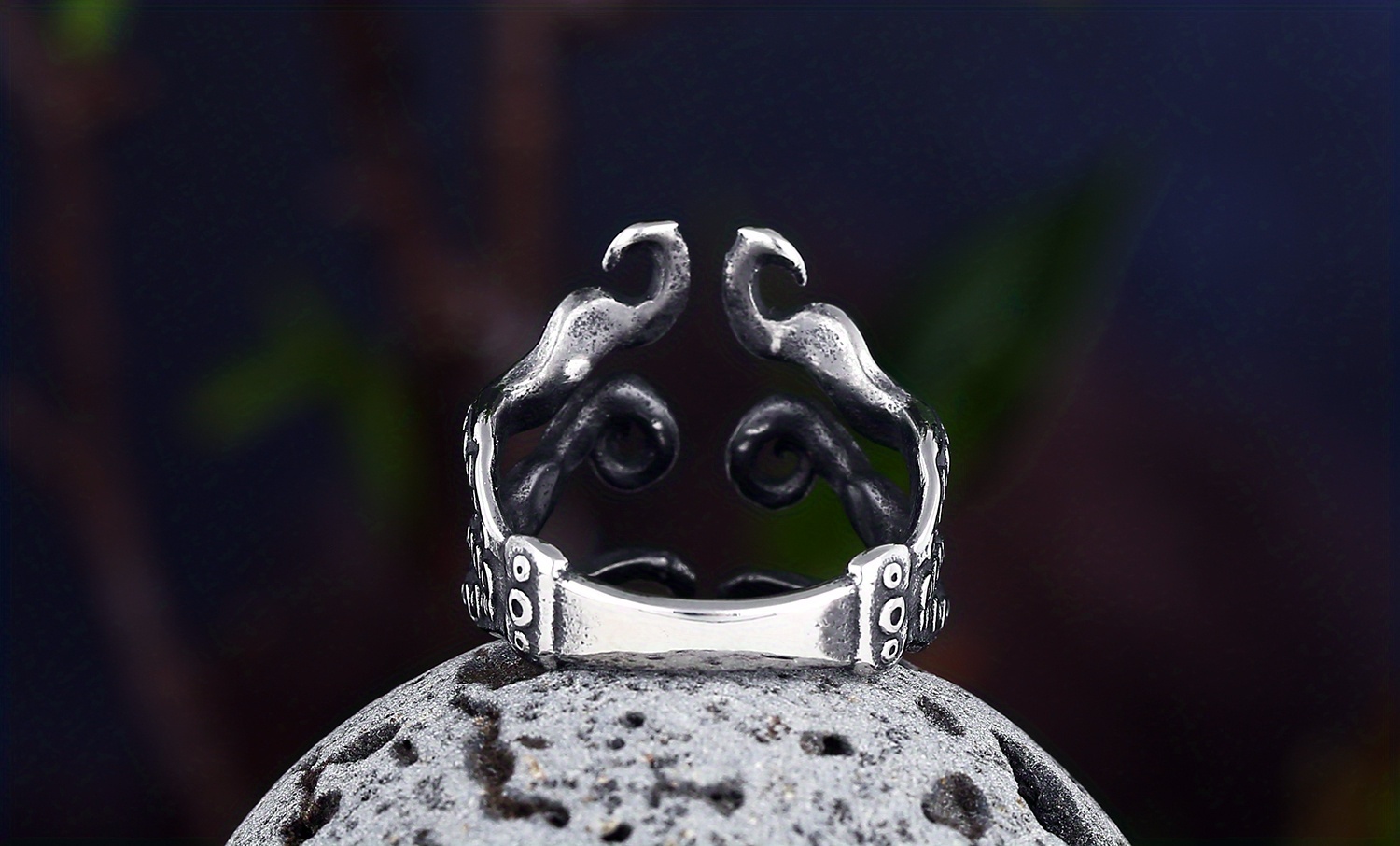 Rings Vintage Animal Single Ring Halloween Octopus Skull - Temu