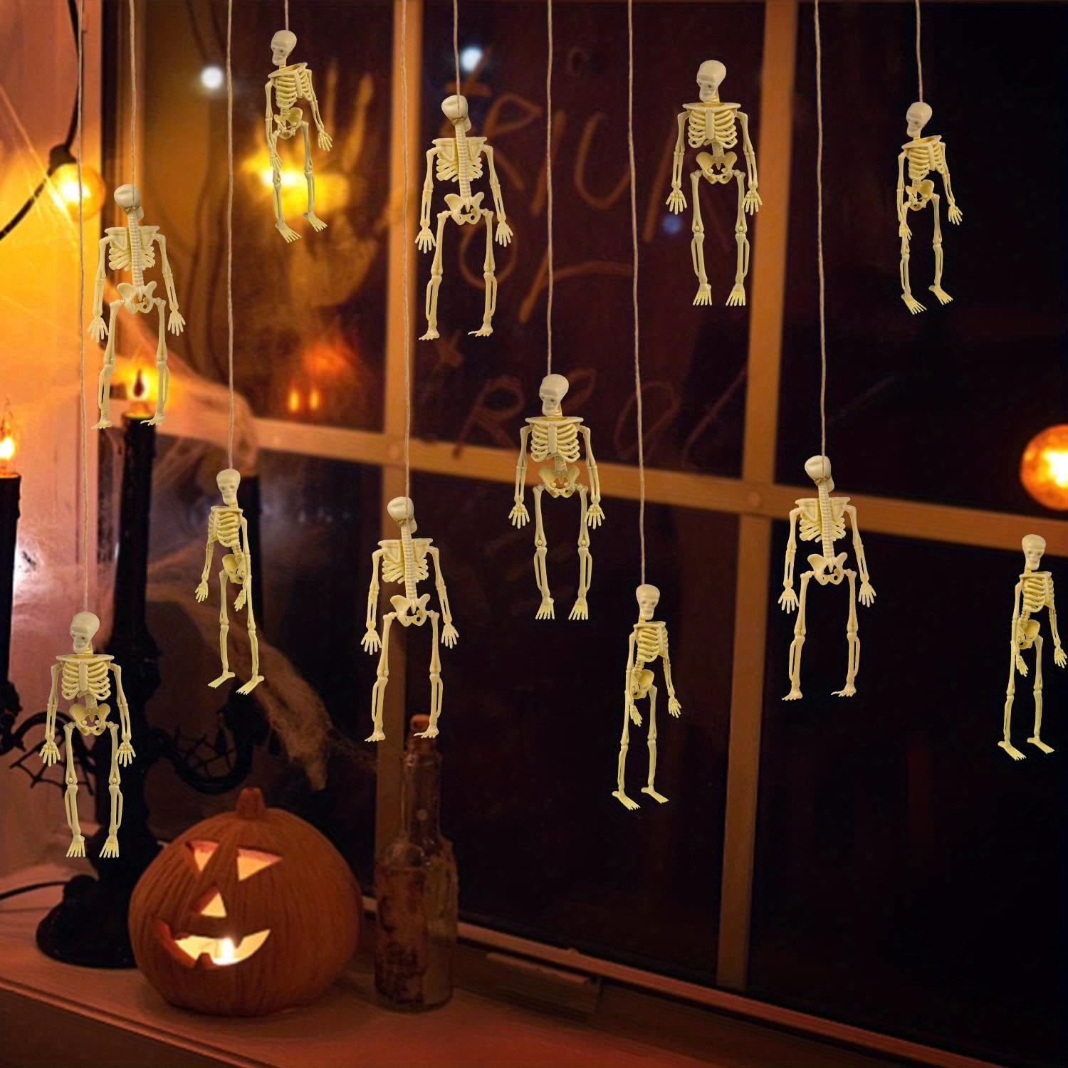 Spooky Mini Skeleton Figurines Perfect Halloween Decorations - Temu