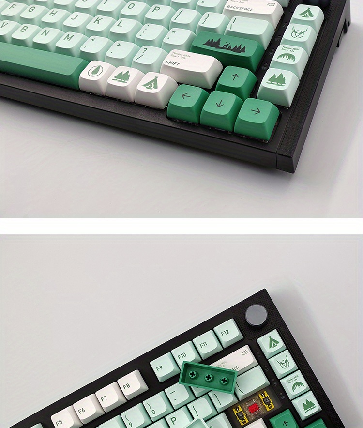 Keycaps 136 Key Pbt Thermal Sublimation - Temu