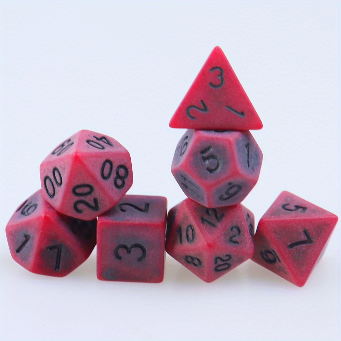 Dnd Dice Set Polyhedral Red - Temu Ireland