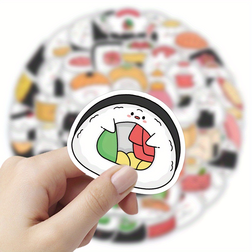 Rice Vegetable Roll Family Cartoon Decorative Sticker Pack - Temu ...