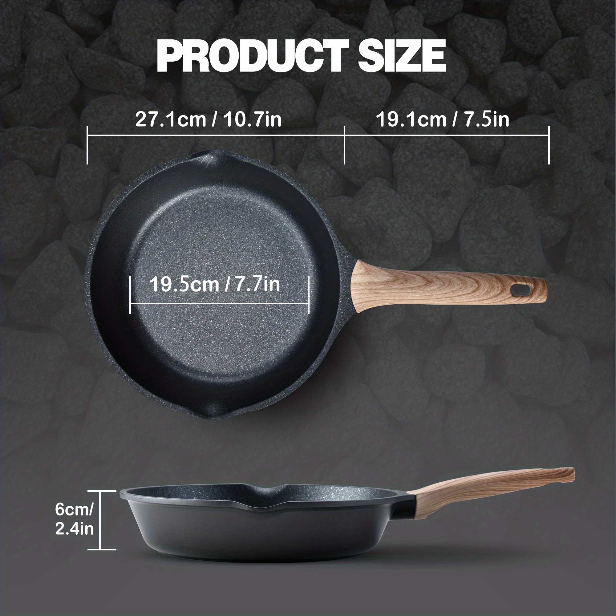 griddle frying pan non stick cast pan - Temu Australia