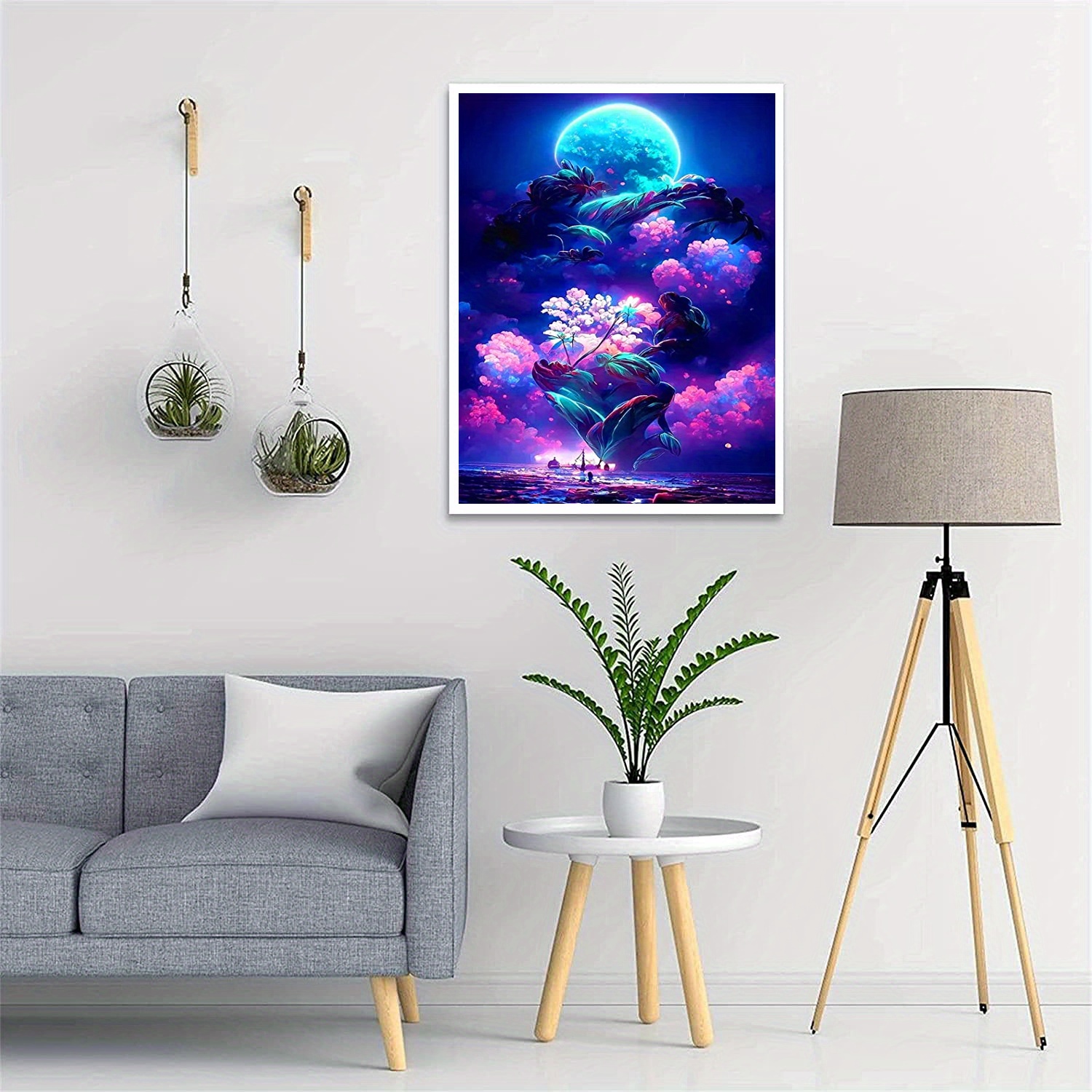5d Painting Moon Kit Home - Temu Australia