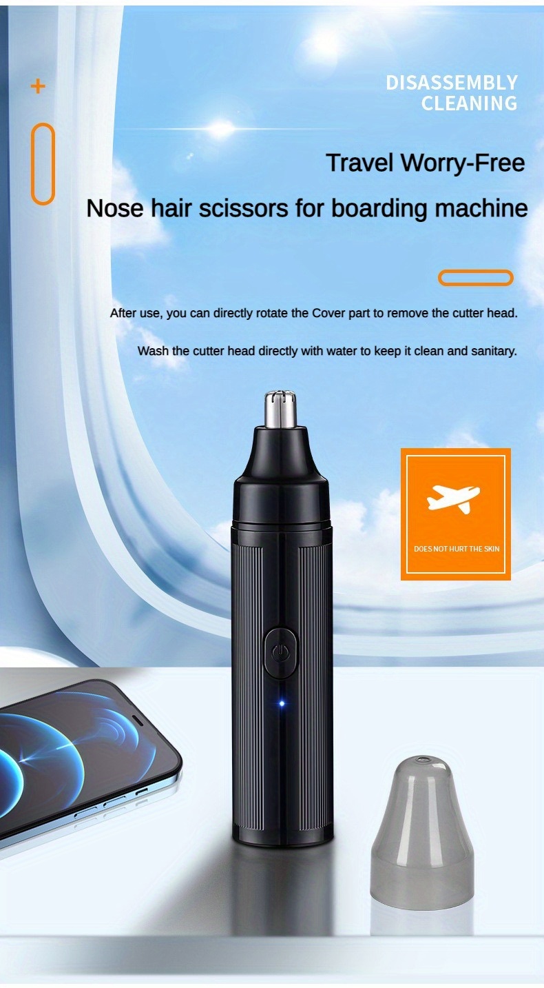 nose hair trimmer boys electric nose hair trimmer charging - Temu New ...