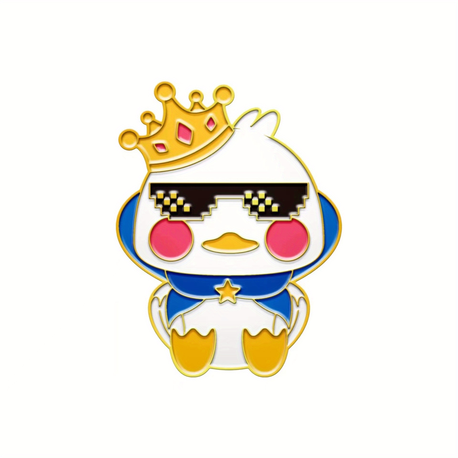 cute cartoon animal casual little yellow duck series alloy - Temu ...