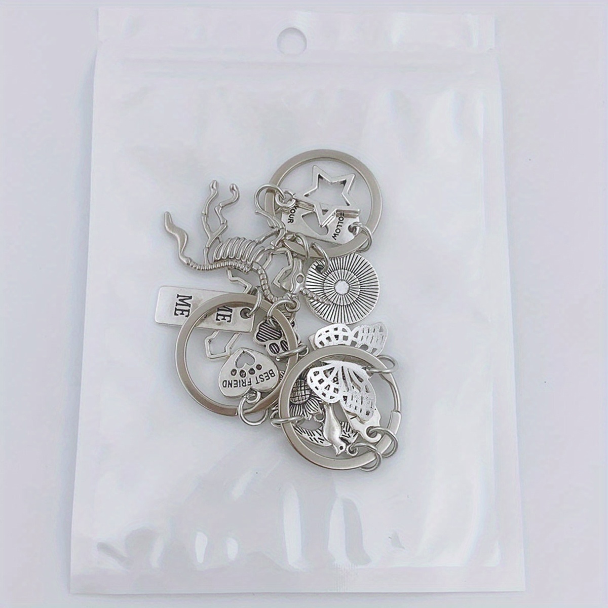Y2k Skeleton Cross Keychain - Temu New Zealand