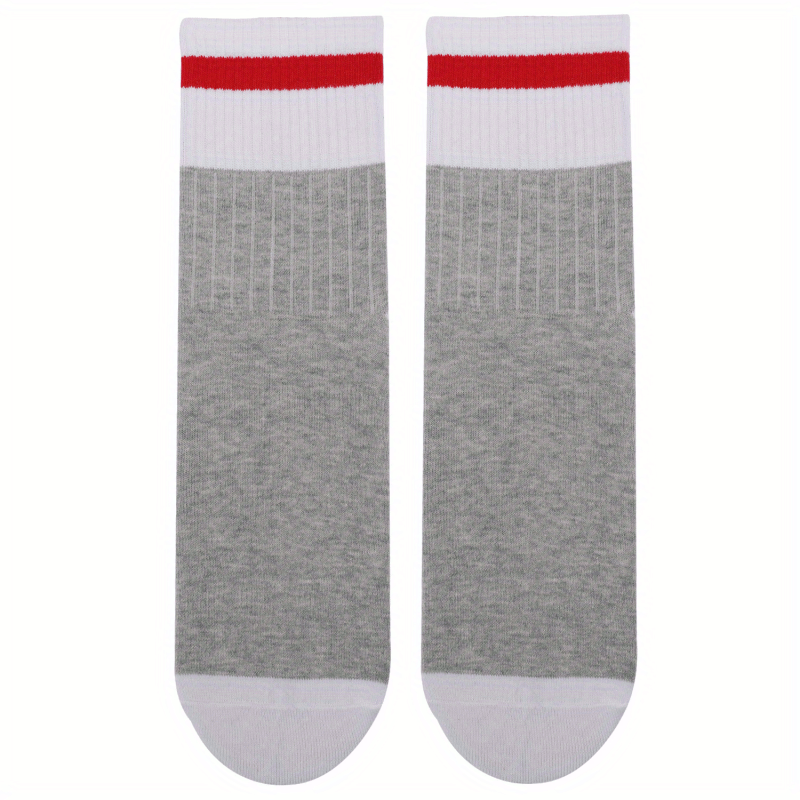 Men's Fun Personality Letter Print Cotton Crew Socks Autumn - Temu ...
