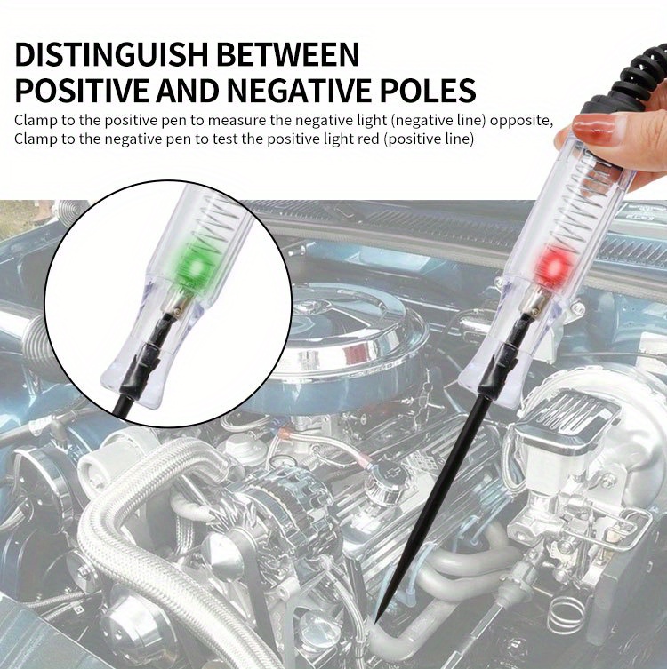 6v/12v/24 Test Light Electric Pen Professional - Temu
