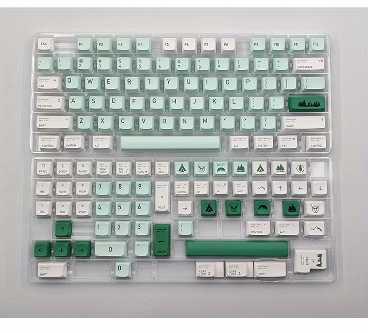 Keycaps 136 Key Pbt Thermal Sublimation - Temu