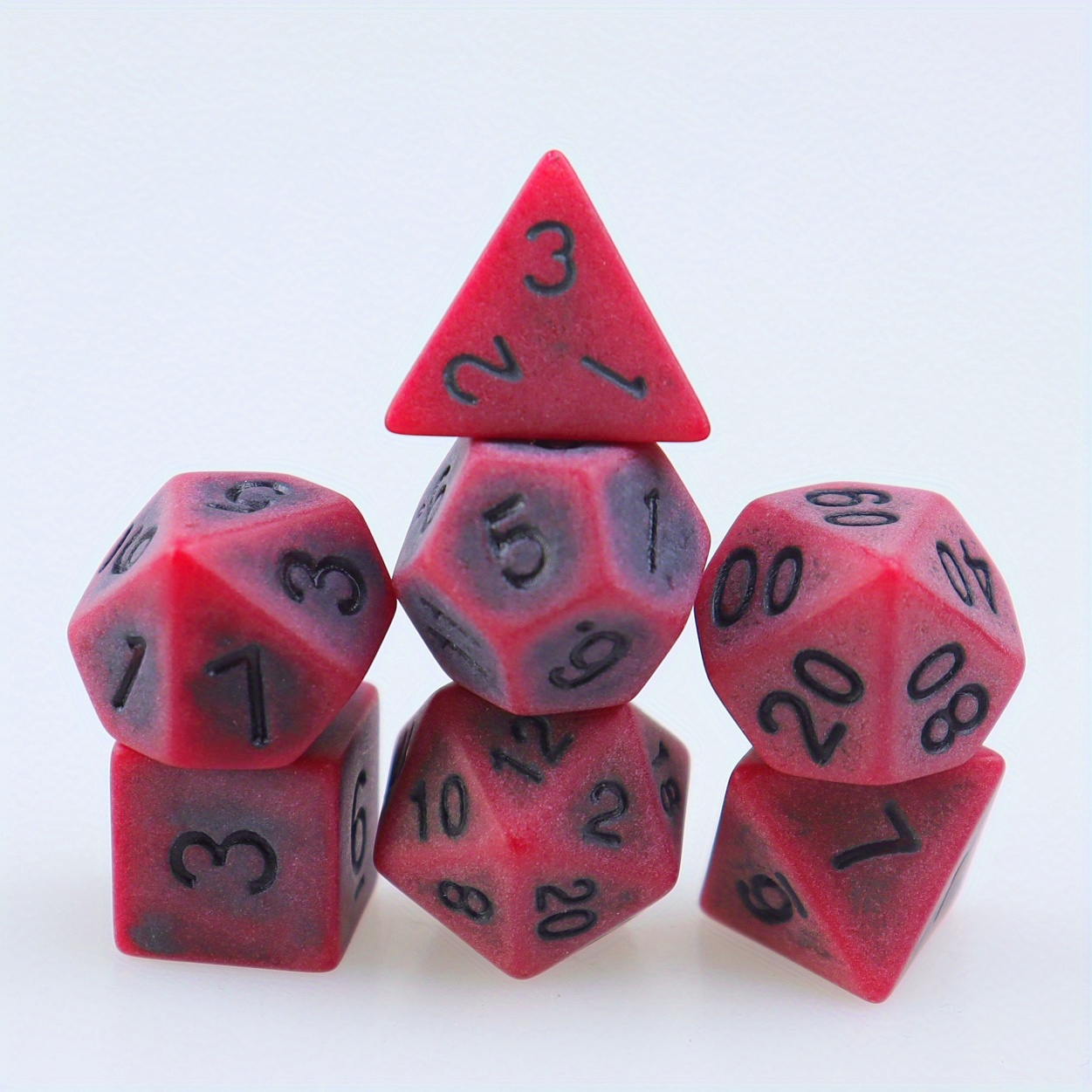 Dnd Dice Set Polyhedral Red - Temu Ireland