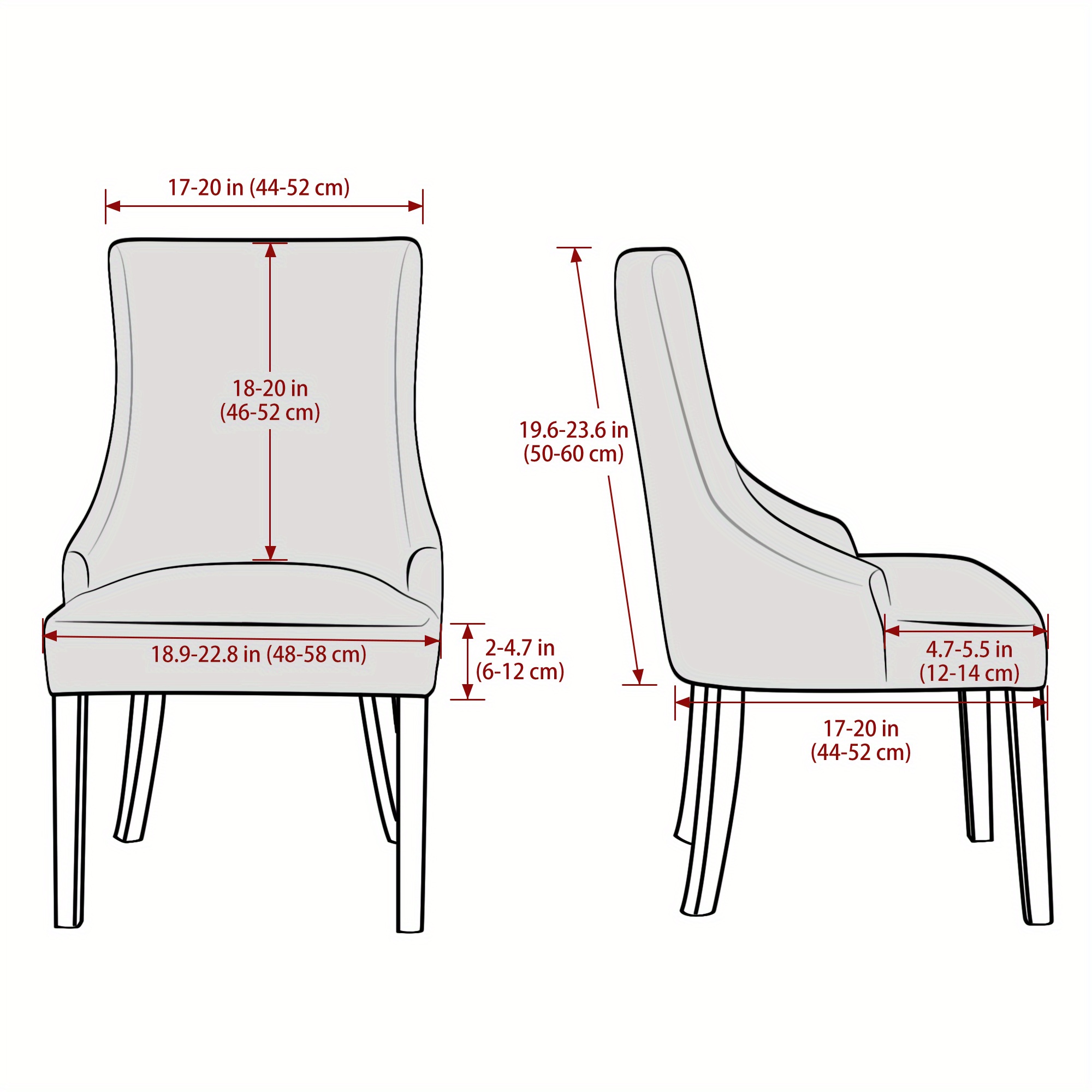velvet small armrest dining chair sliopcover furniture - Temu Philippines