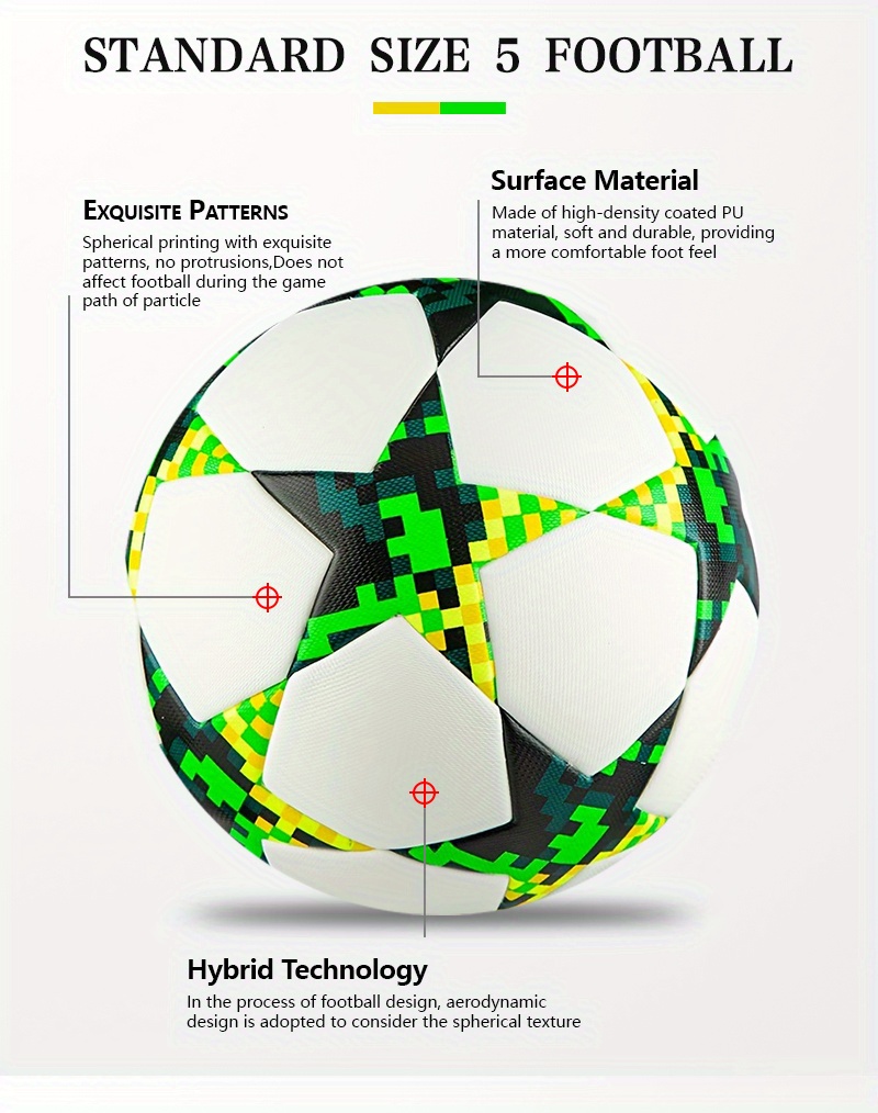Hand applied Leather Soccer Ball Seamless Design - Temu Australia