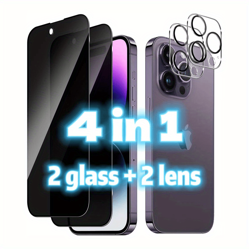 2 Privacy Glasses + 2 Lens Glasses] Full Screen Coverage Hd - Temu Canada