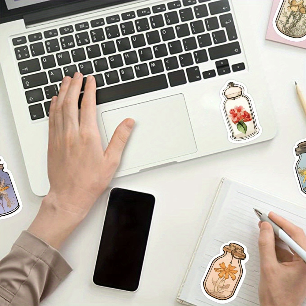 Vintage Vase Cartoon Graffiti Sticker Table Phone Case - Temu Australia