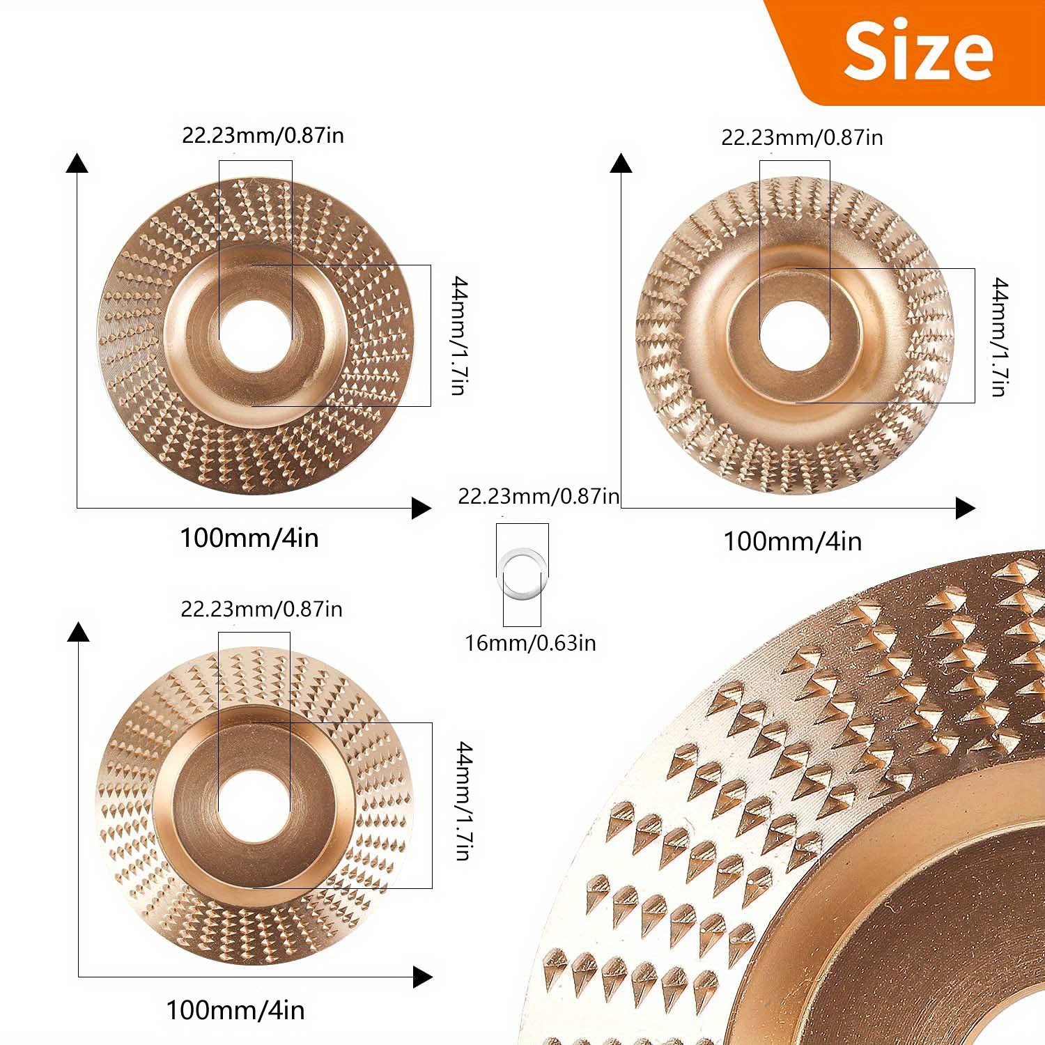 Grinder Wheel Disc Wood Shaping Wheel Wood Grinding Shaping - Temu ...