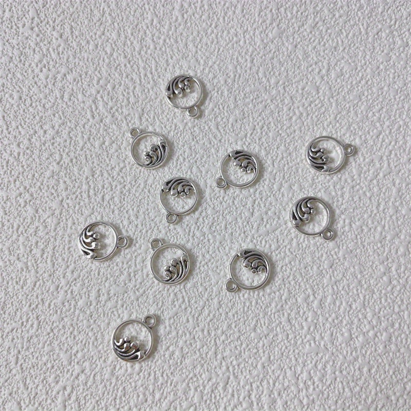 18 Styles Cute Exquisite Textured Alloy Pendant Charm - Temu Norway