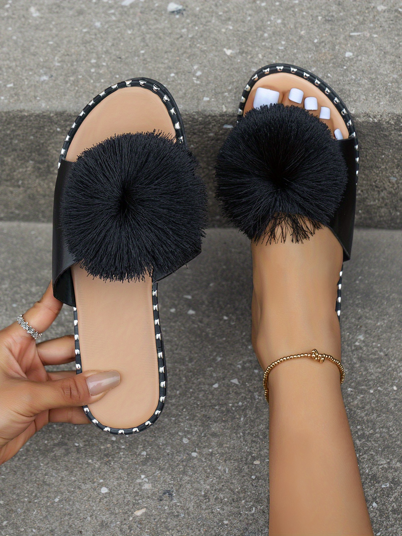 Women's Decor Slide Sandals Casual Open Toe - Temu Canada