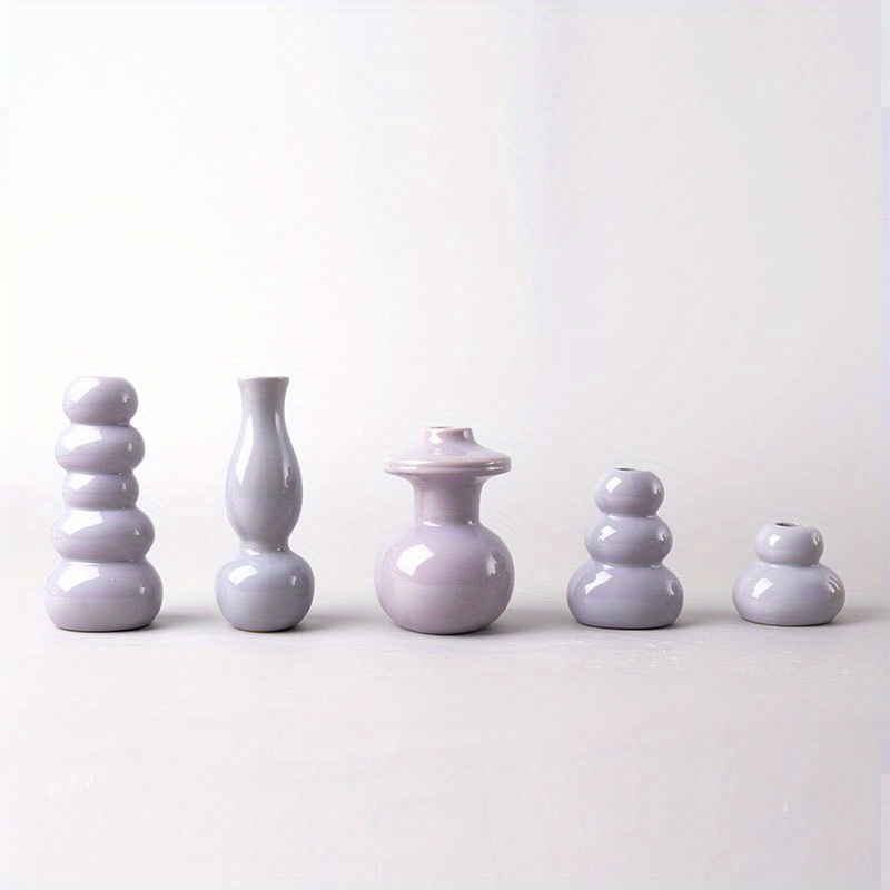 Purple Modern Simple Light Luxury Ceramic Vase Perfect - Temu New Zealand