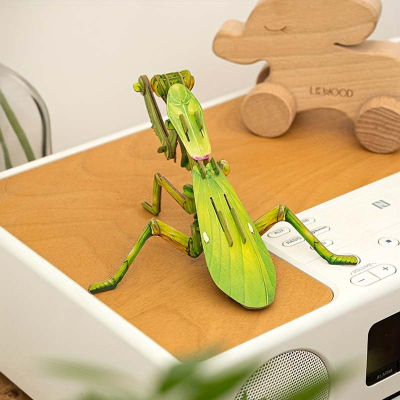 Giant Asian Praying Mantis 3d Craft Paper Puzzle Diy Insect - Temu