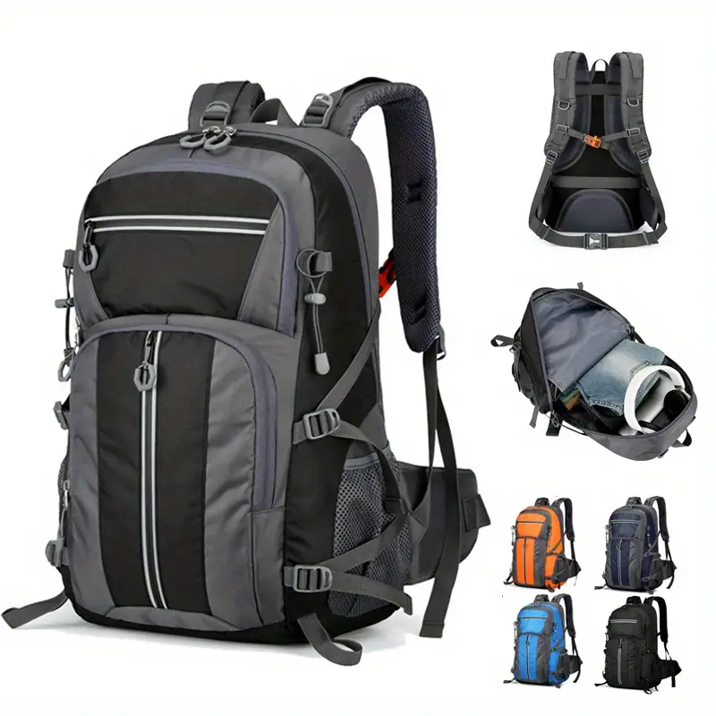 防水登山バックパック、ポータブル大容量多機能 、アウトドア旅行 、メンズギフト誕生日 ギフト Temu Japan