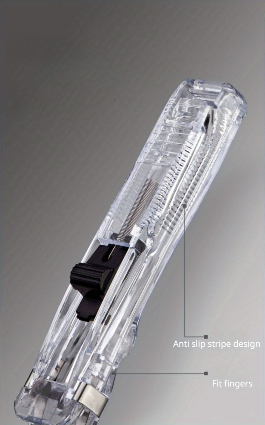 Punch free Binder Push Clamp Supplementary Clip Transparent - Temu New ...