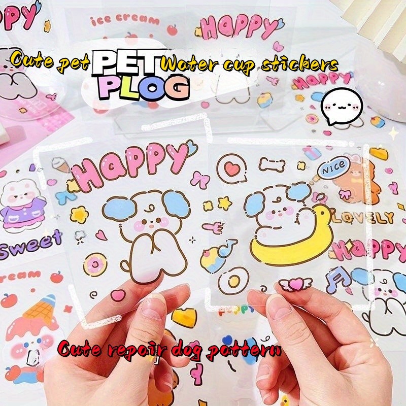 Child Journal Stickers Waterproof Stickers Transparent Diy - Temu New ...