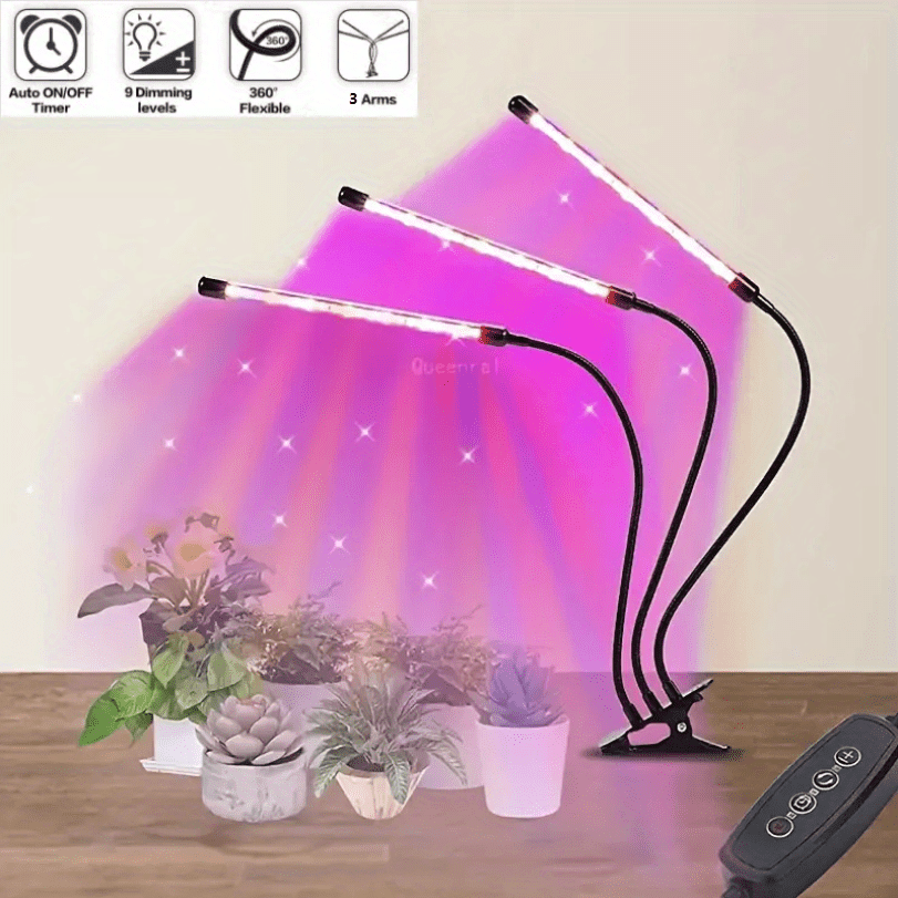 1 Set Grow Lights For Indoor Plants Red Blue Spectrum Plant Grow Light ...