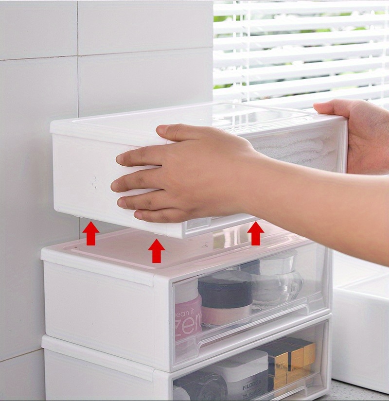 Desktop Storage Box Drawer Storage Box Single - Temu