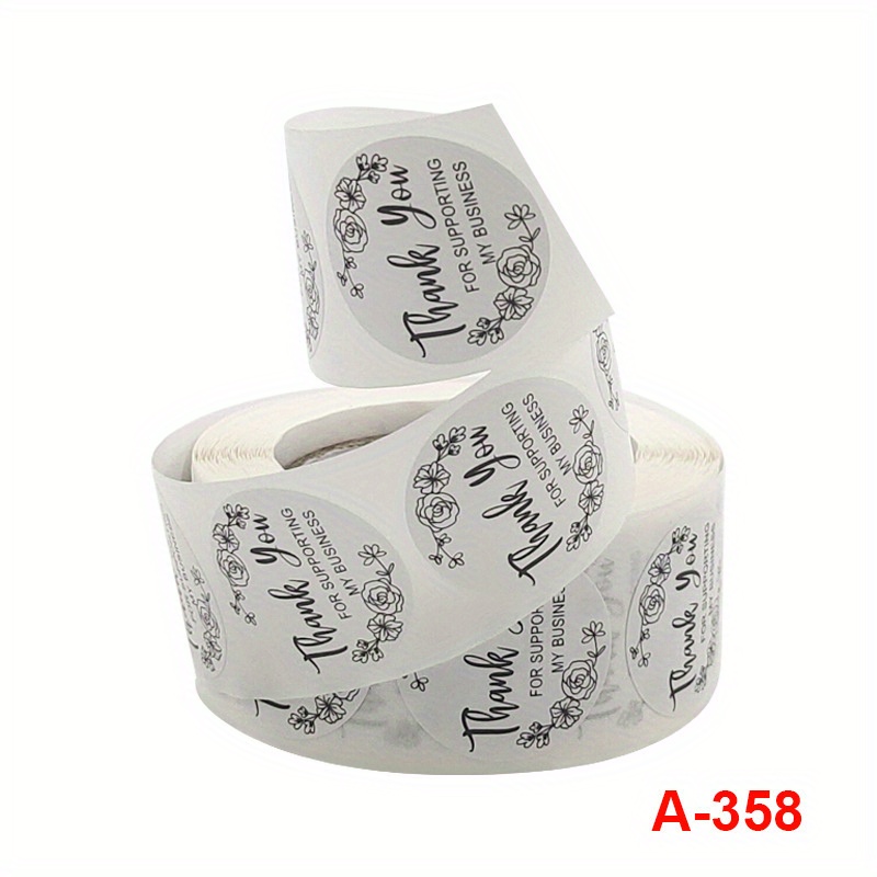 New Thank Sticker Round Roll Wedding Birthday Party Favors - Temu New ...