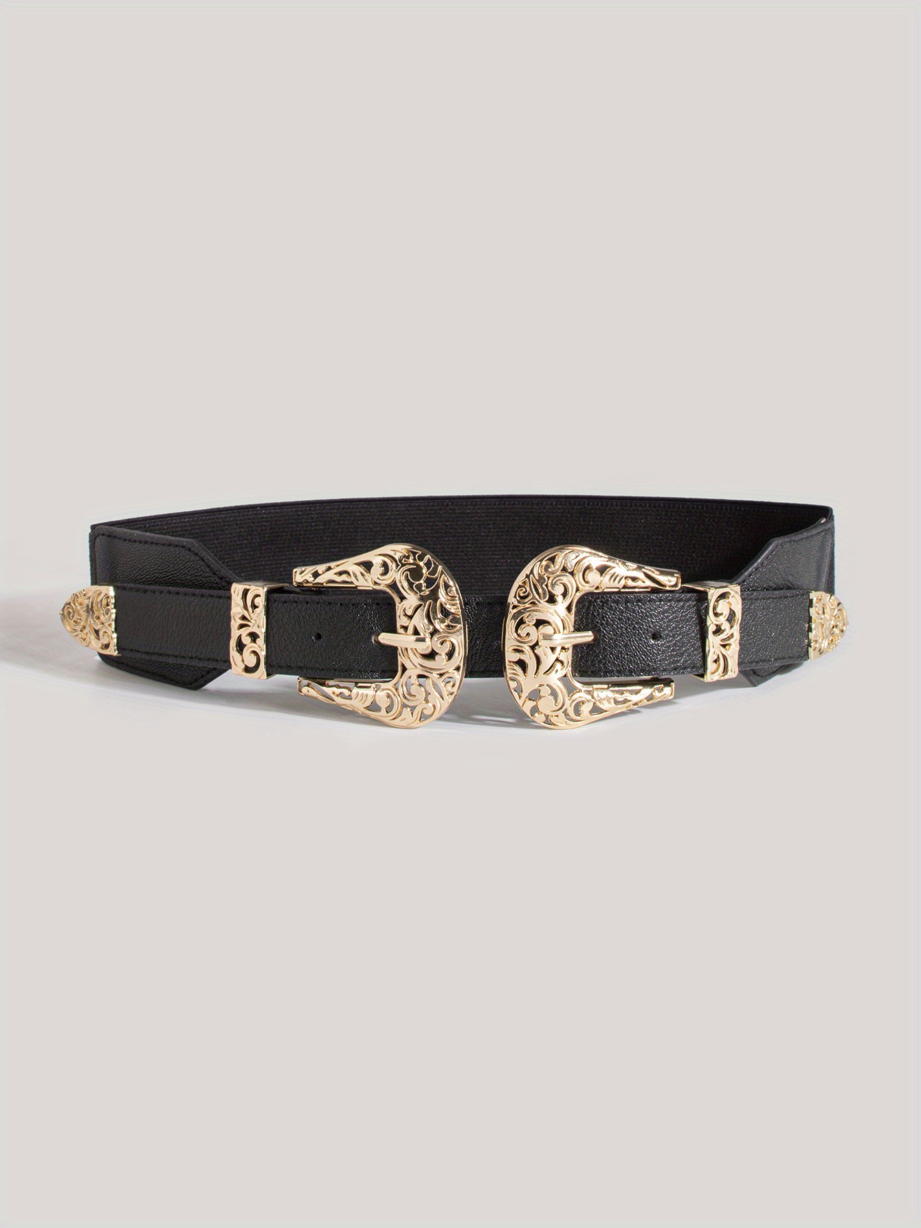 double elastic waist belts boho golden hollow - Temu United Arab Emirates