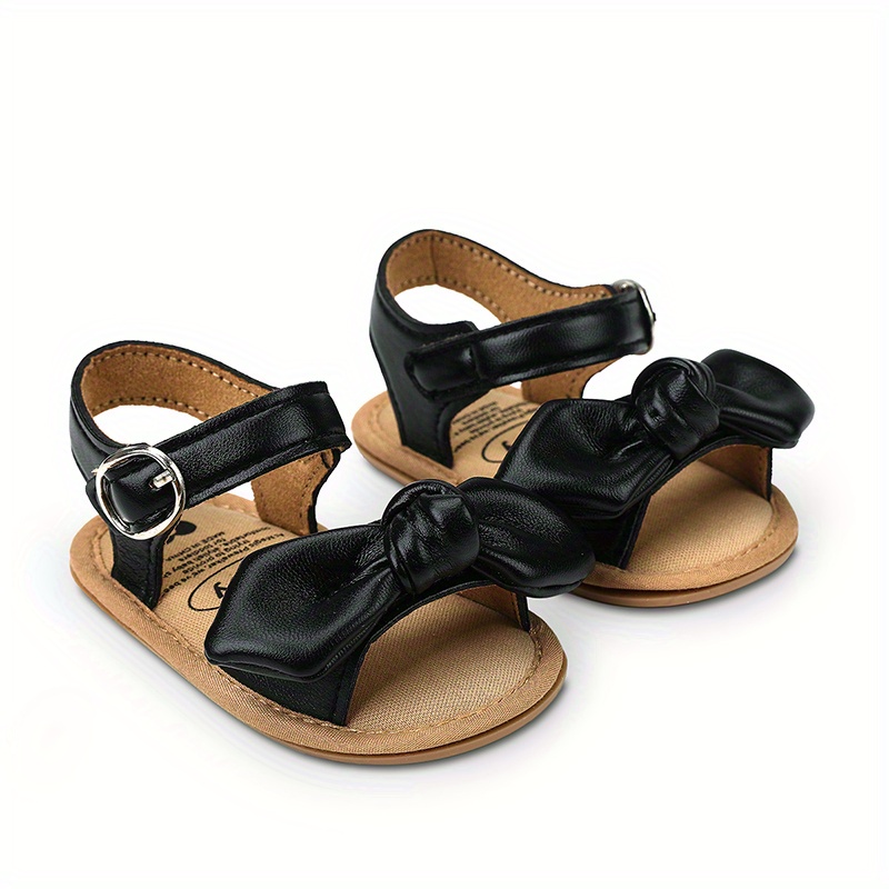 Cute Bowknot Breathable Open Toe Sandals Baby Girls - Temu Philippines