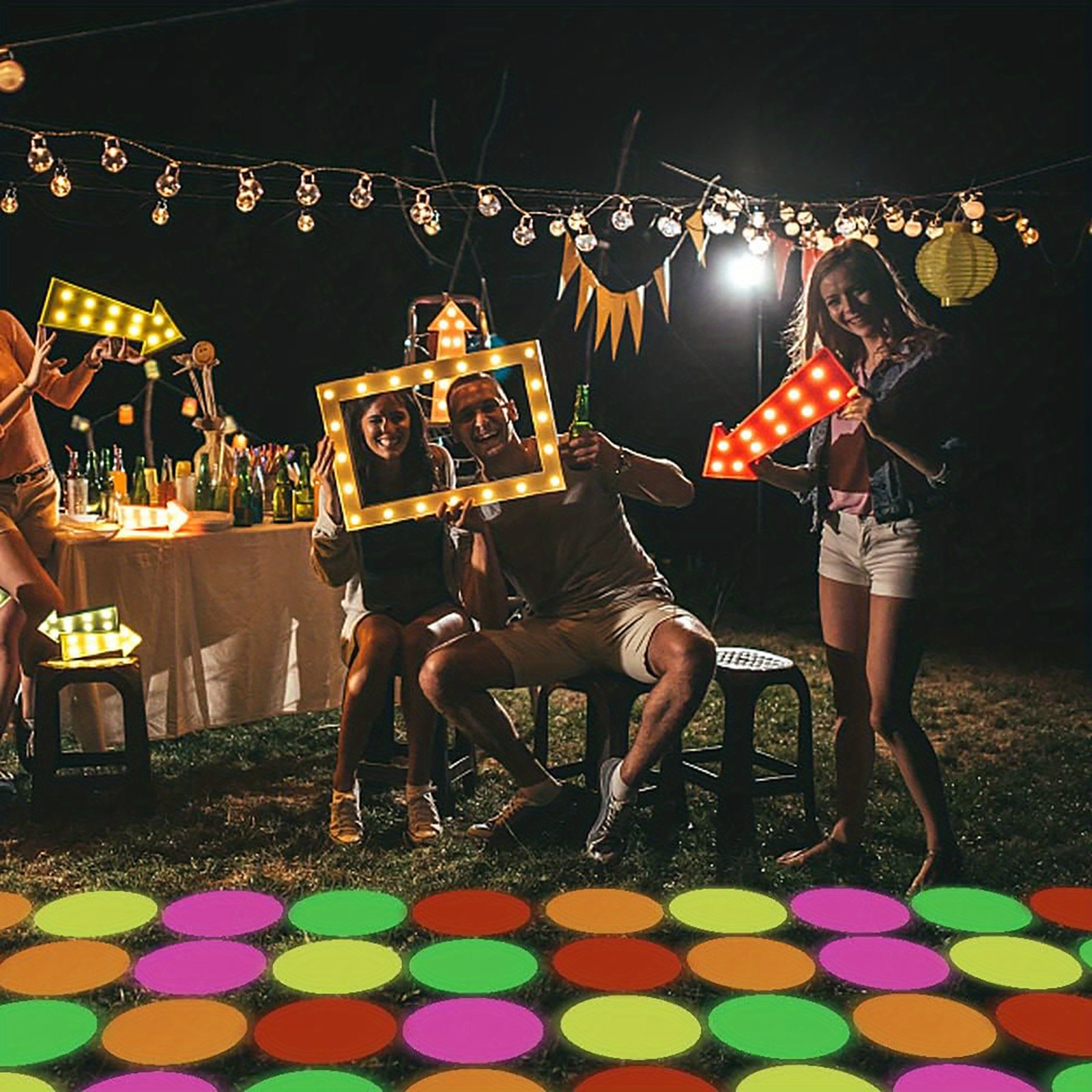 neon papers glow party games glow party supplies decorations - Temu ...