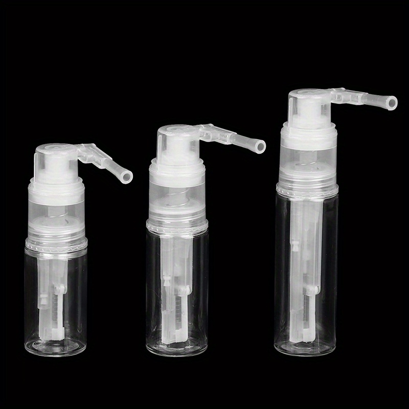 Portable Powder Spray Bottle Clear Plastic Makeup Pot Barber - Temu ...