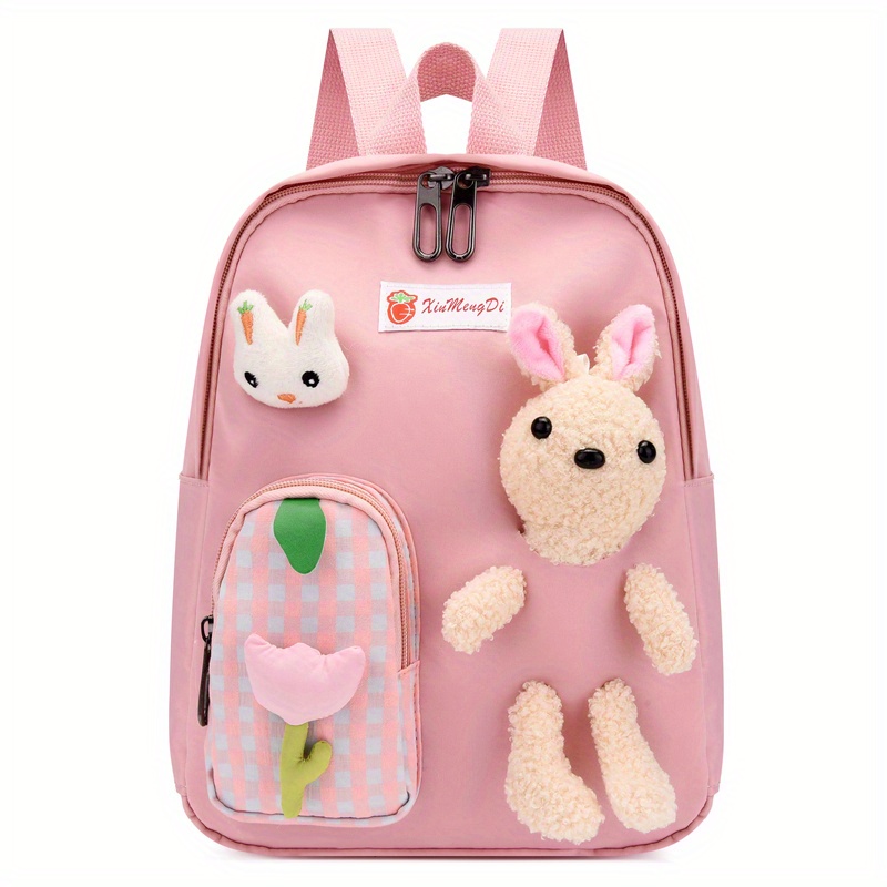 kawaii school backpack girls large capacity cartoon rabbit - Temu ...