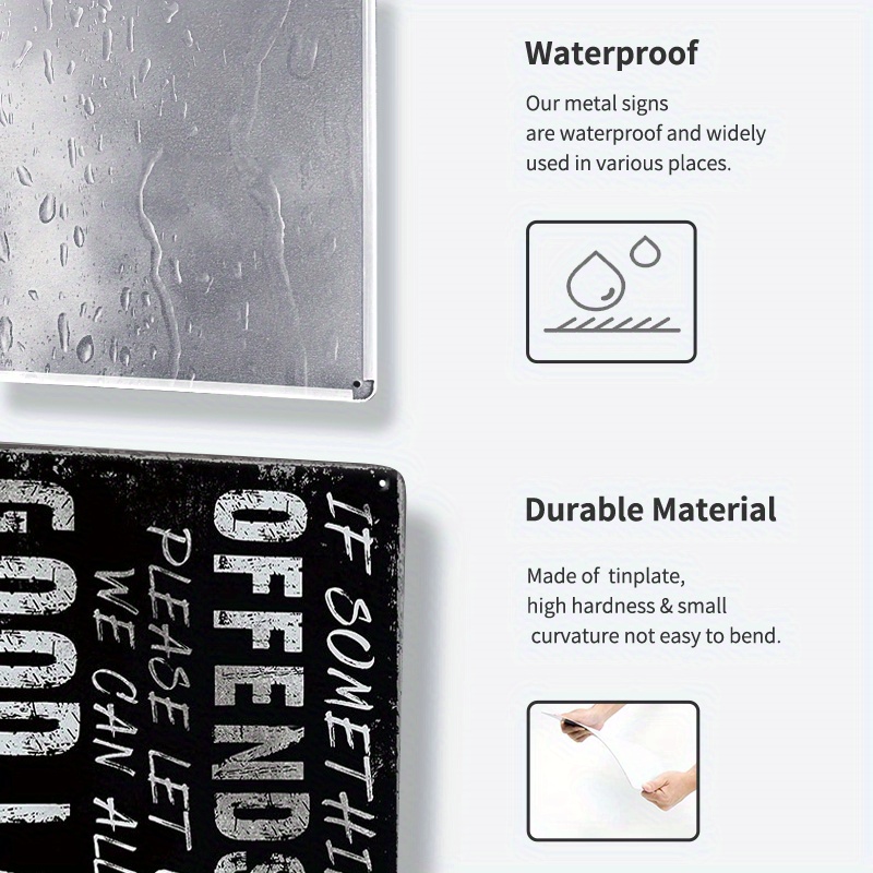 Vintage Decor Funny Metal Tin Signs Home - Temu United