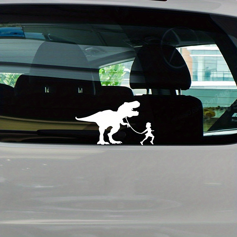 Funny Car Decal Vinyl Reflective Waterproof Little Girl Pull - Temu ...