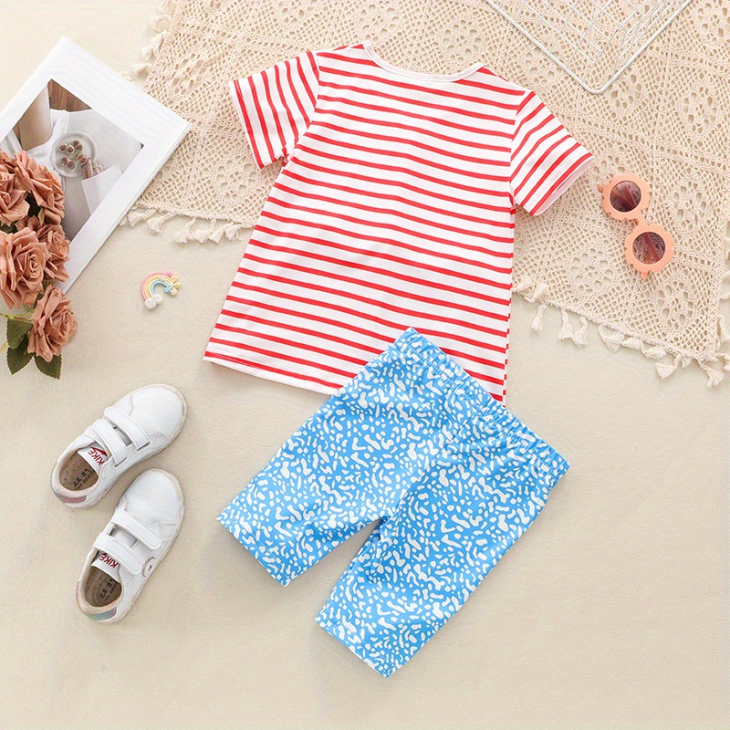 Conjunto Ropa Niña Parche 2 Piezas Camiseta - Temu Mexico
