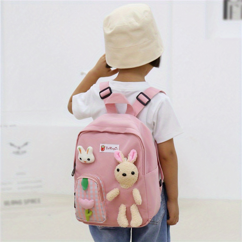 kawaii school backpack girls large capacity cartoon rabbit - Temu ...