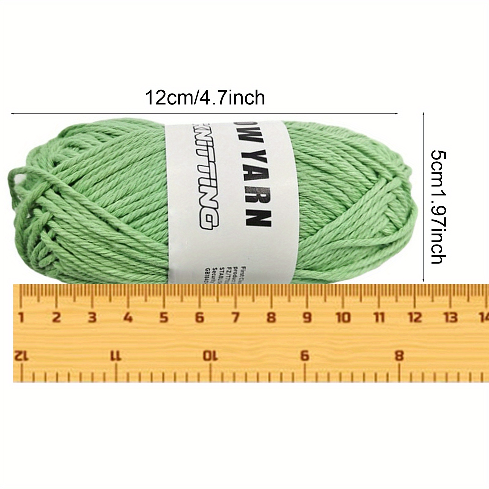 Pure Cotton Functional Luminous Yarn Knitting Wool Yarn Glow - Temu