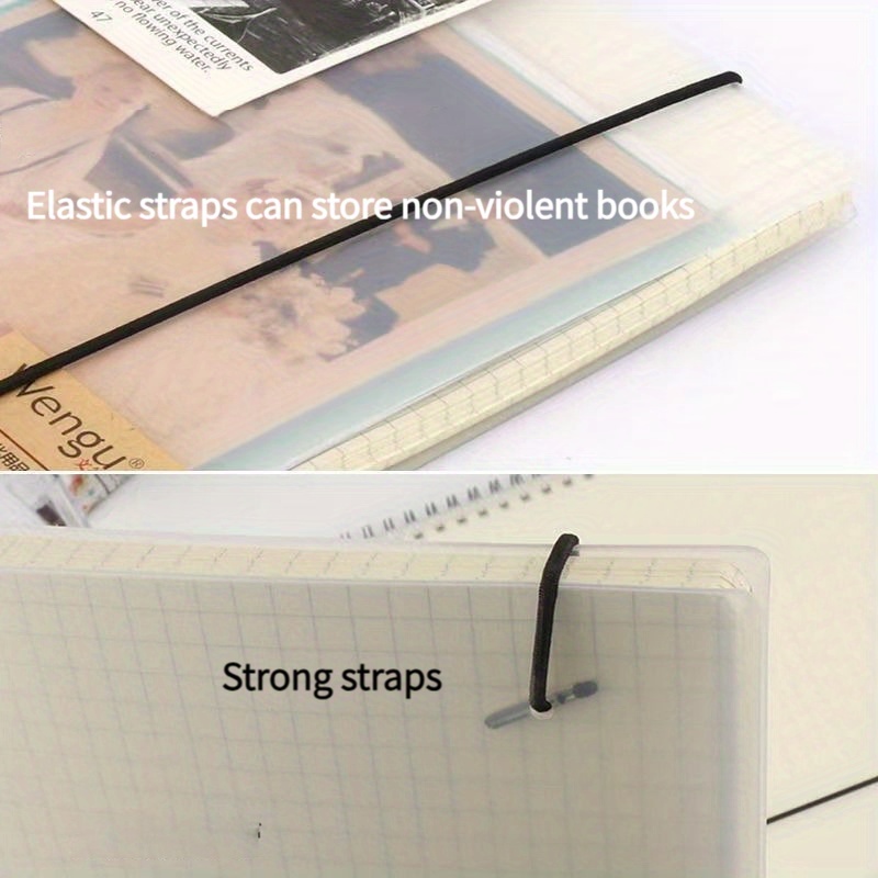 A5 Pp Frosted Transparent Coil Grid Horizontal Line Blank - Temu Australia