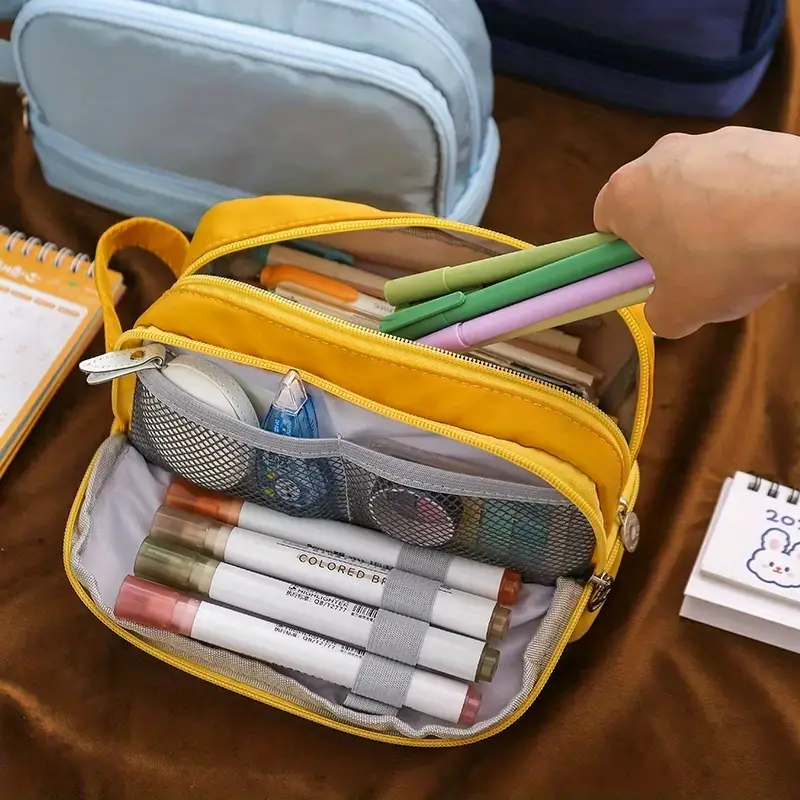 Large Capacity Stationery Bag Pencil Case Perfect Office - Temu United ... Large Capacity Stationery Bag Pencil Case Perfect Office - Temu United ...