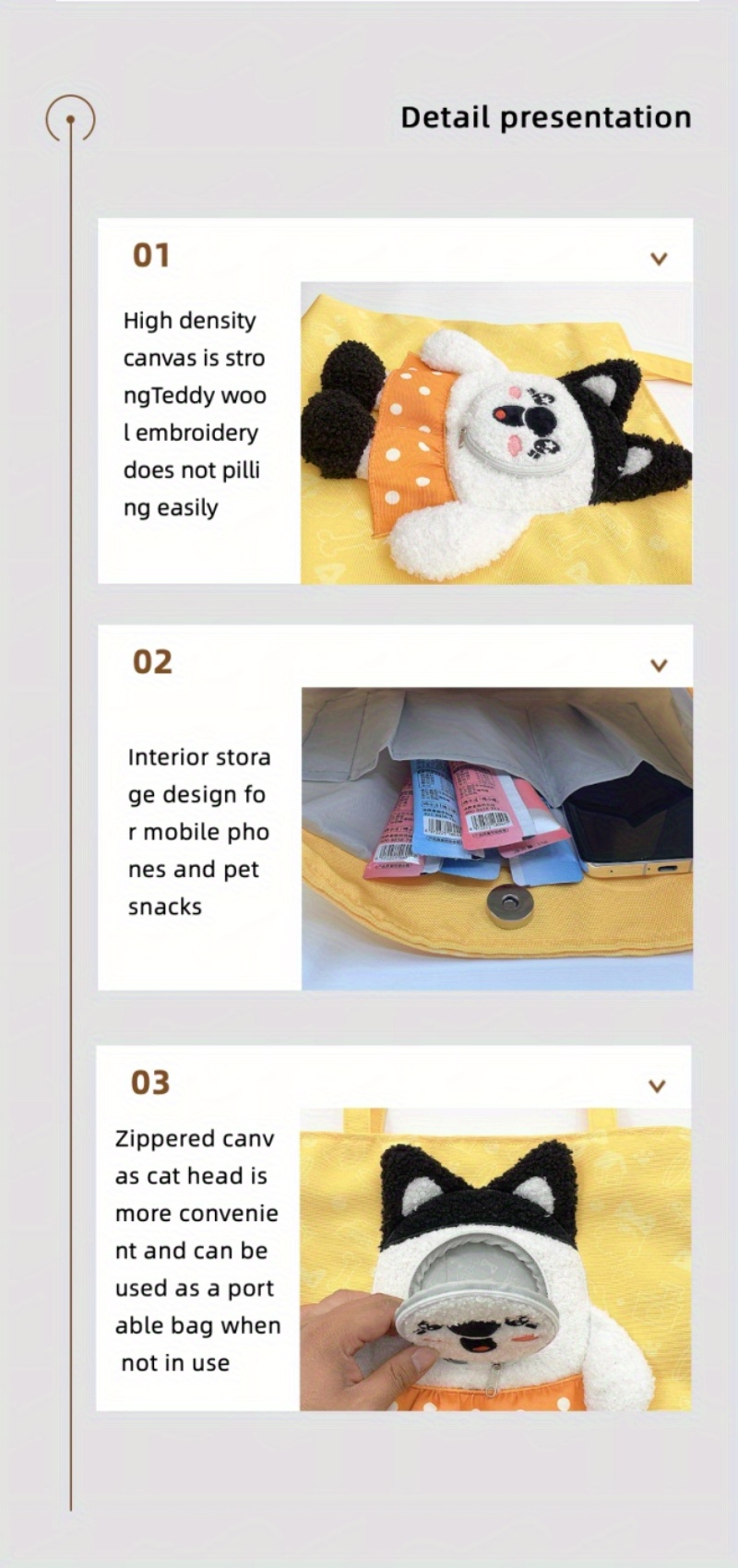 Cat Carrier Pet Carrier Cartoon Head Zipper Cat Bag - Temu