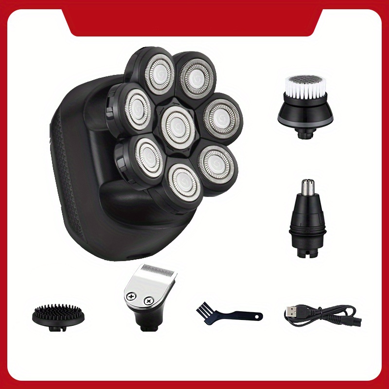 Multi functional Electric Shaver Men 8 head Shaving Razor - Temu United ...