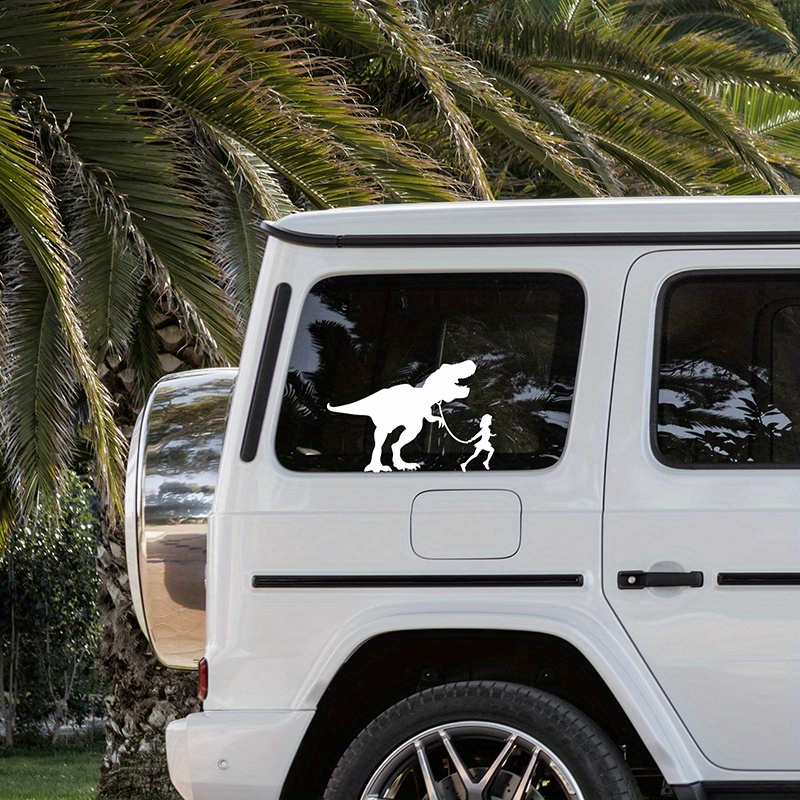 Funny Car Decal Vinyl Reflective Waterproof Little Girl Pull - Temu ...